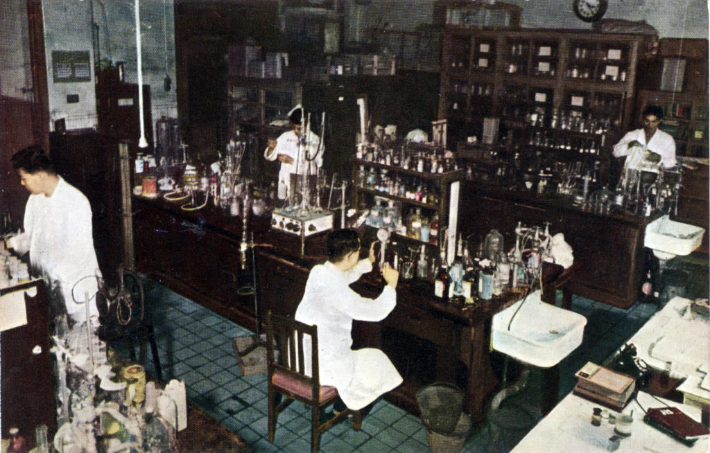 Chemistry Laboratory, c. 1940. | Old Tokyo