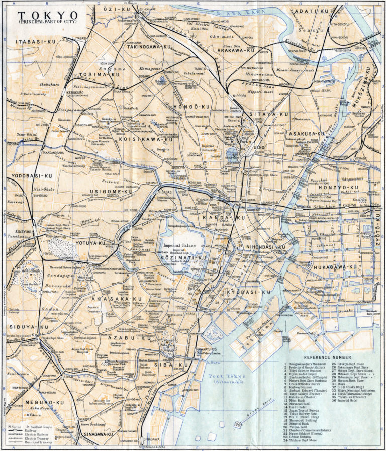 Cartography | Old Tokyo