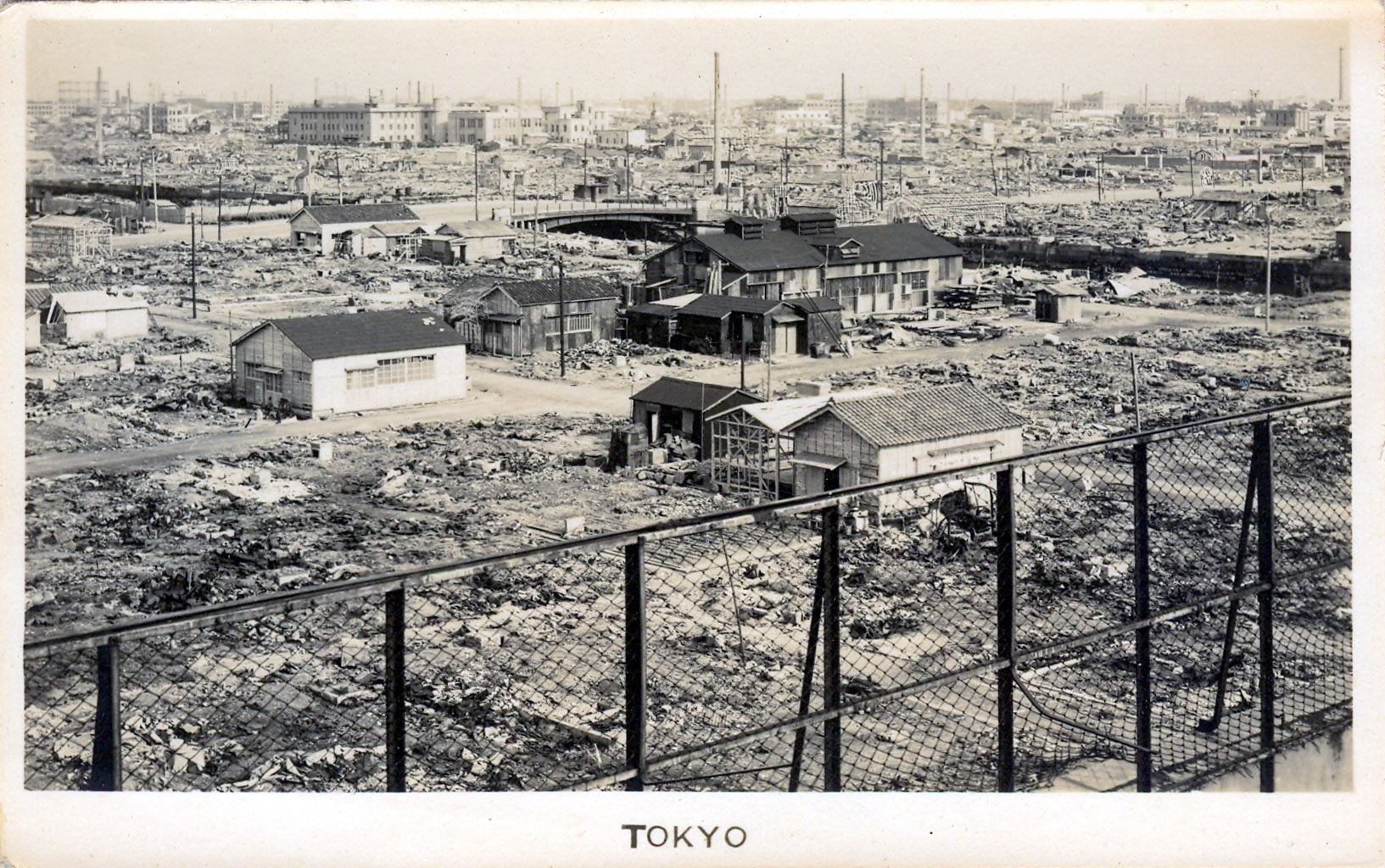 Postwar Tokyo, Fukagawa ward, c. 1946. | Old Tokyo