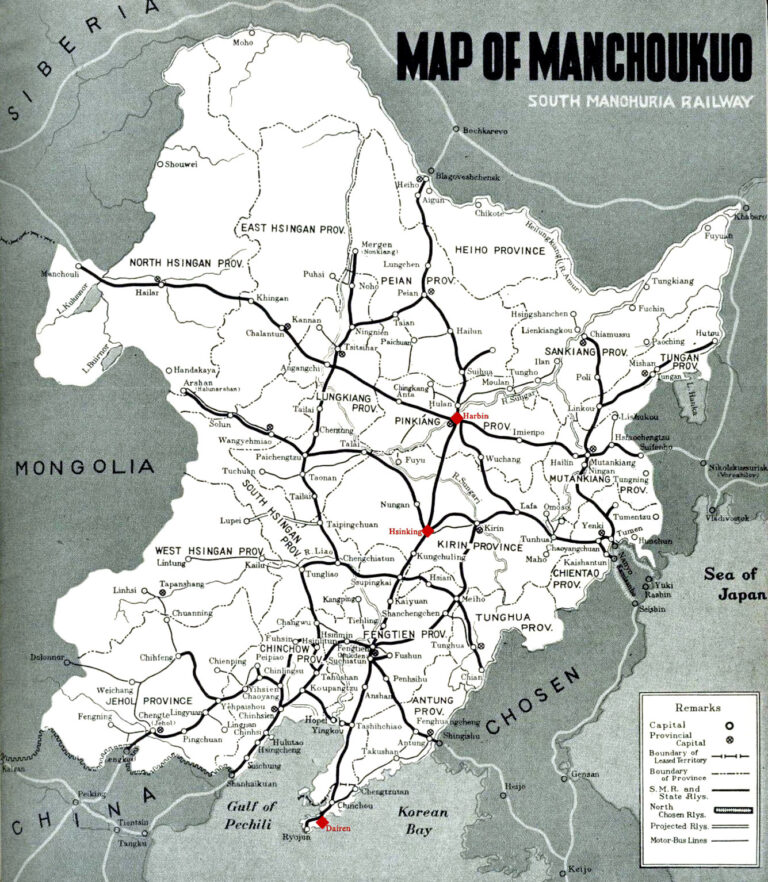 “Scenic views of Manchuria” postcard series, c. 1935. | Old Tokyo